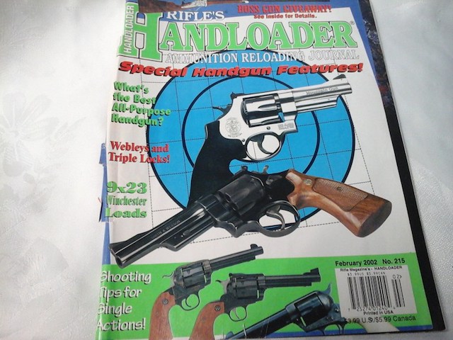 Handloader Rifle s 215 Pištolji puške snajper lovačko