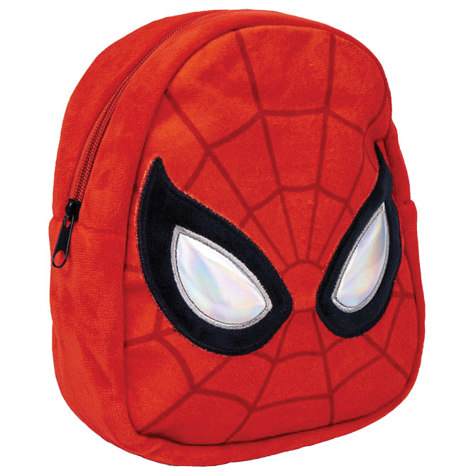 Ranac vrtićki plišani oblik Spiderman Cerda 2100004318 crveni