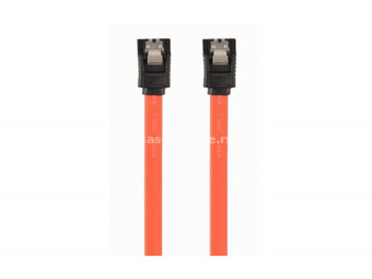 SATA III Data Cable, w/ Metal clip, 0.5m