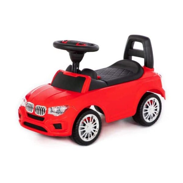Guralica za decu BMW style sa muzičkim efektima – crvena, 3980