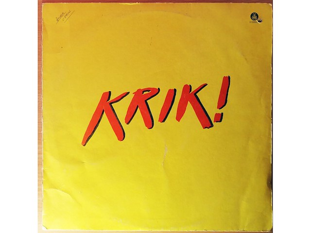 LP KRIK - Krik! (1987) G+/G-/VG-