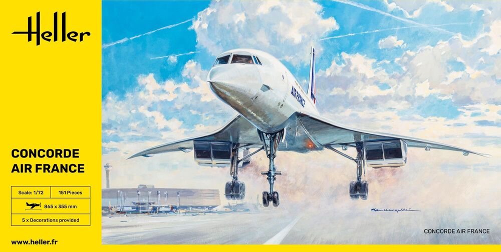 HELLER 1/72 Concorde Air France