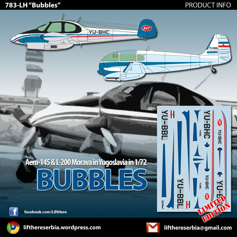 LIFT HERE! Bubbles Aero-145 & L-200 Morava in Yugoslavia