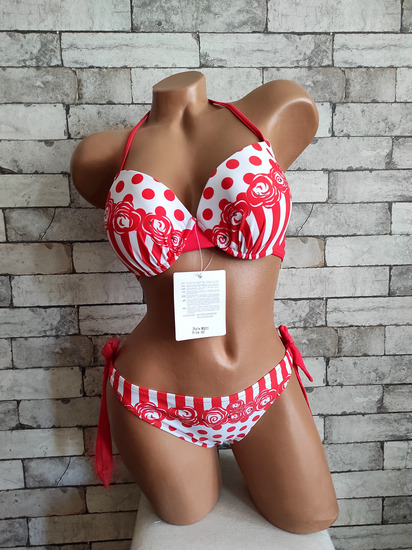 NOV CVRVENI PUSH UP BIKINI VEL. 42