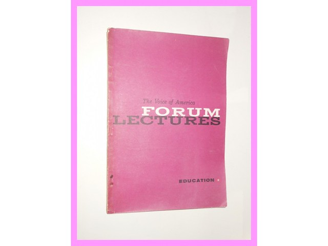 Forum Lectures - Education