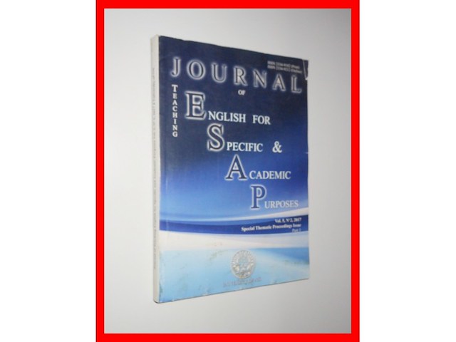 Journal of Teaching English for Specific and  Academic