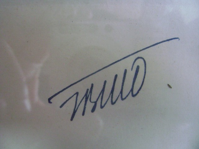 Autogram Josip Broz Tito