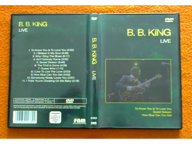B. B. KING - Live (DVD) Made in Germany