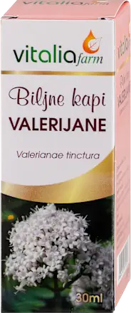 VITALIABiljne kapi - VALERIJANA, 30 mlDodatak ishrani