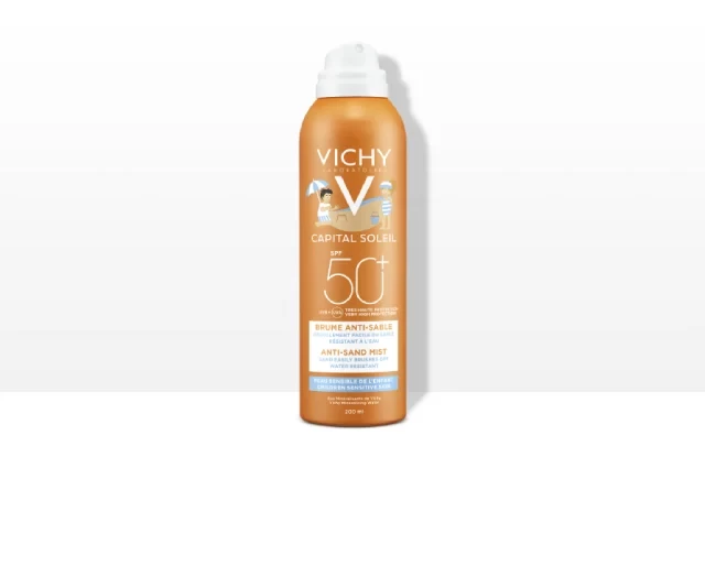 Vichy Capital Soleil dečiji sprej protiv prilepljivanja peska za kožu SPF 50+