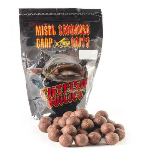 Catfish Boilies 30mm BLOOD-GARLIC 800g