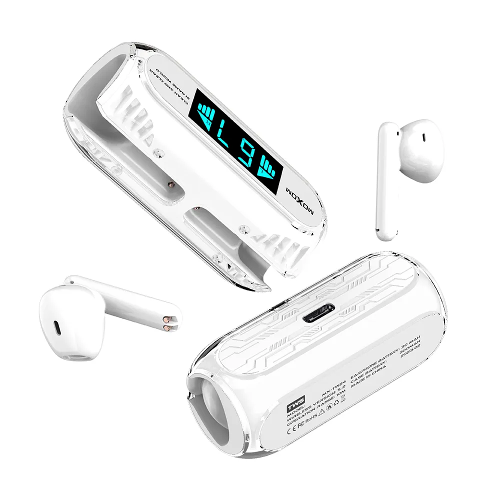 Slusalice Bluetooth Airpods Moxom MX-TW24 bele