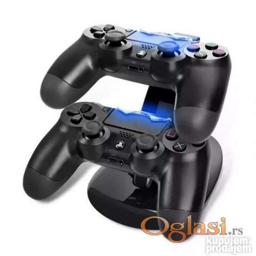 Dvostruki stalak punjač za džojstika PlayStation 4 PS4