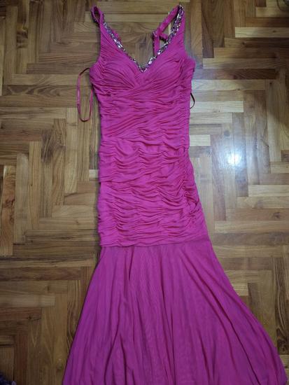Pink sirena haljina NOVA