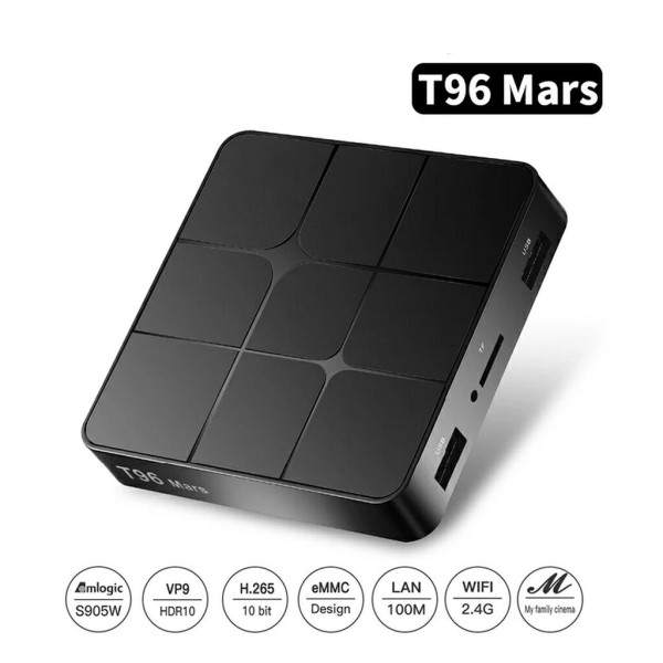 T96 Mars S905W 2/16GB Android TV box