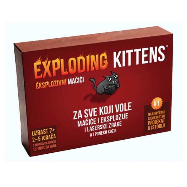 Društvena igra Exploding Kittens (SRP)