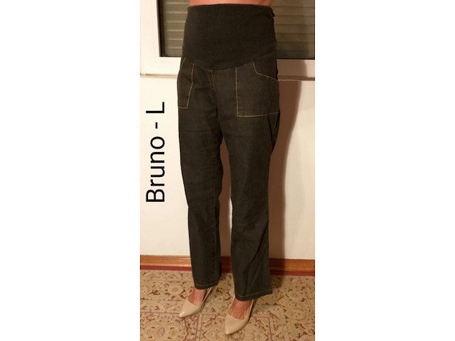 Bruno pantalone za trudnice trudnicke pantalone crne L