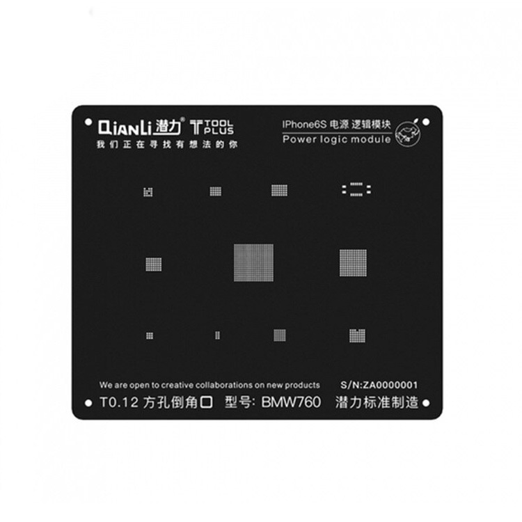 BGA sito Qianli ToolPlus 3D iBlack Power Logic modul - Iphone 6S BMW760