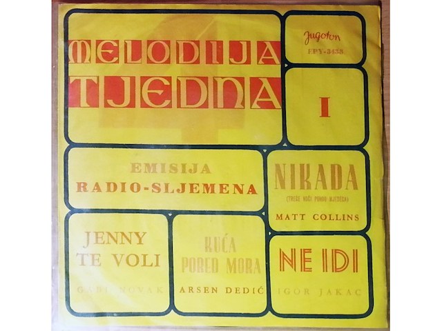 EP V/A - Melodije tjedna I (1964) Arsen, Matt, odlična
