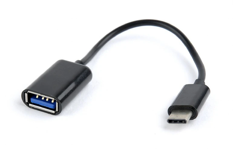 Gembird (AB-OTG-CMAF2-01) kabl USB (muški) na tip-C (ženski) OTG 0.2m crni