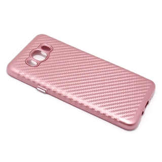 Futrola silikon CARBON za Samsung J710 Galaxy J7 2016 roze