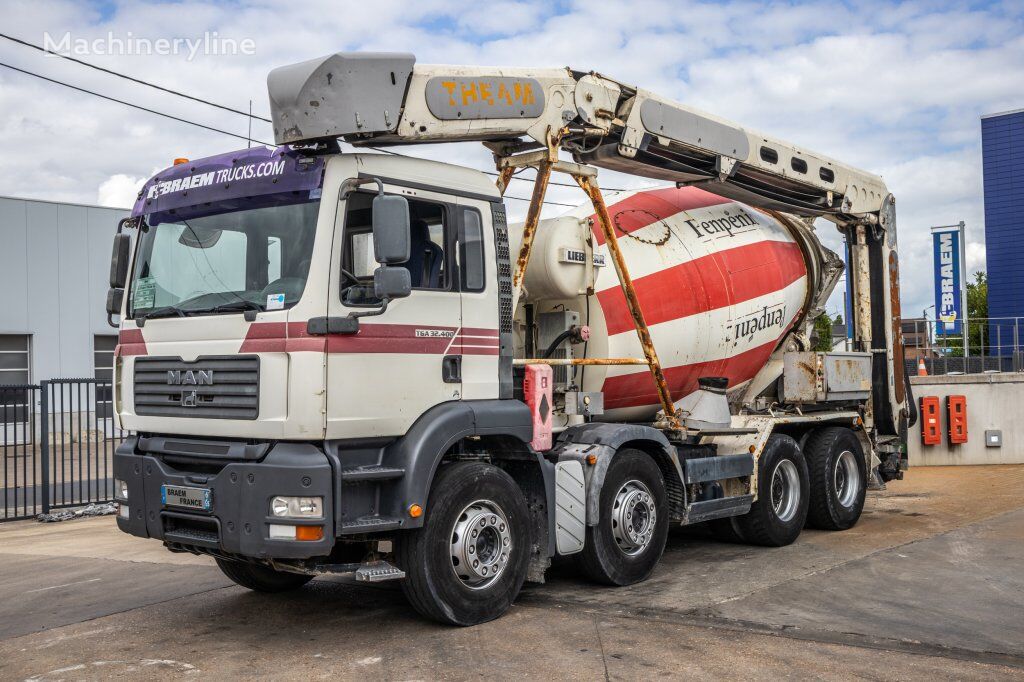 MAN TGA 32.400BB+LIEBHERR+BAND/TAPIS/THEAM16M kamion s mešalicom za beton