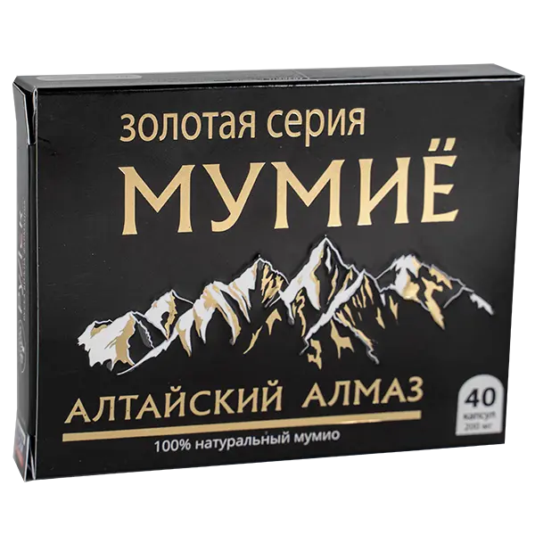 RULEK Kapsule Mumio Altajski Almaz - nativan altajski mumio 40 kapsula