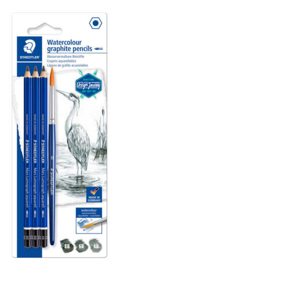 Grafitne olovke set 3 Mars Lumograph Aquarell | Staedtler 100A-SBK4