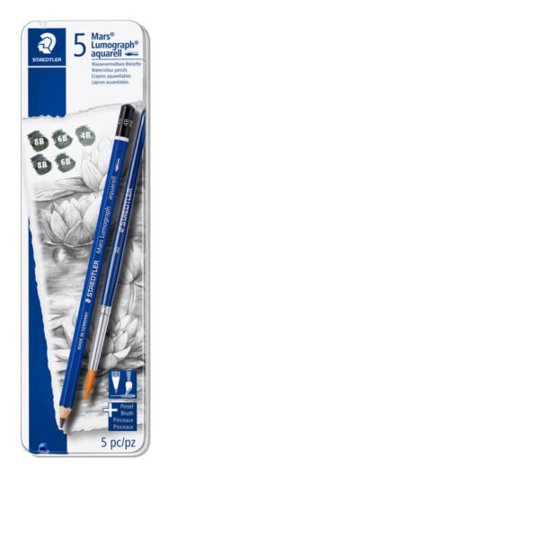 Grafitne olovke set 6 Mars Lumograph Aquarell | Staedtler 100A-G6