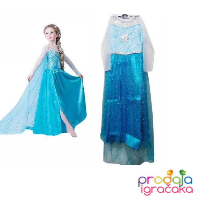 Haljina Elza,Elsa za devojčice visine  od 90-105cm