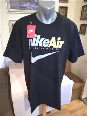 Nova muska pamucna markirana majica Nike Crna 2XL