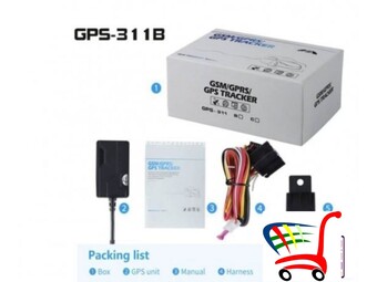 GPS za motor, skuter, trotinet Gps gsm traker 311B - GPS za motor, skuter, trotinet Gps gsm trake...