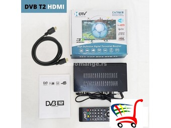 Digitalni TV Prijemnik DVB-T2 TV Resiver Set Top Box - Digitalni TV Prijemnik DVB-T2 TV Resiver S...
