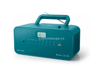 MUSE M-30BTB radio tape recorder blue