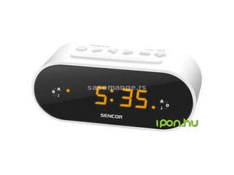 SENCOR SRC 1100 radio alarm clock white