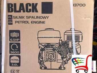 Benzinski motor BLACK 6,5 KS - Benzinski motor BLACK 6,5 KS