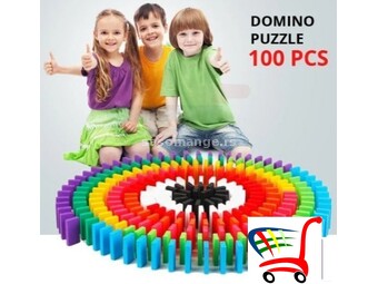 Drvene domine u boji-domine-decija igracka-igracka-igracka - Drvene domine u boji-domine-decija i...