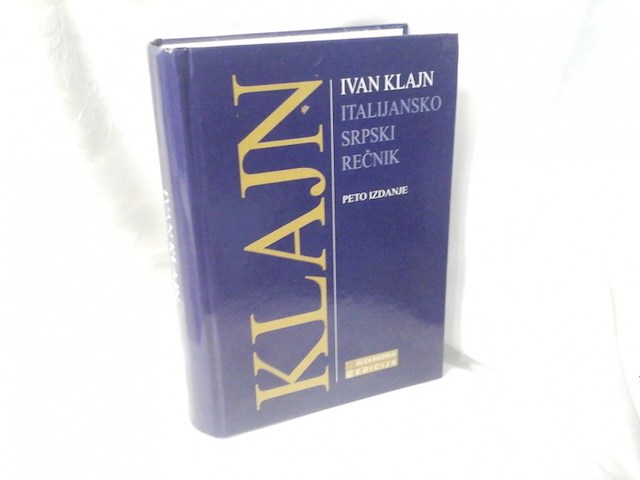 Italijansko srpski rečnik Ivan Klajn