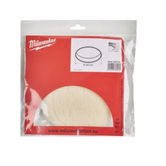 Milwaukee Podloga za poliranje od vune, čičak, 135 x 25 mm, 4932430395