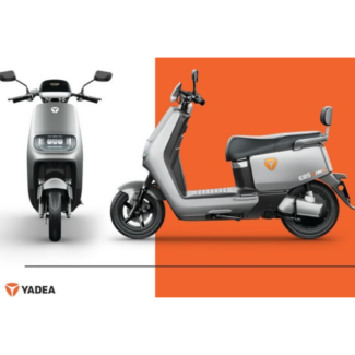 Yadea – Baterijski skuter Yadea E8S 72V 38Ah do 110 km – sivi