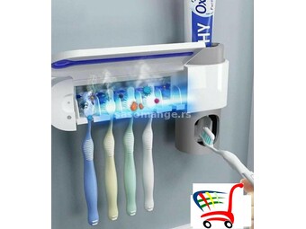 Držač i sterilizator za četkice i dozer za pastu za zube - Držač i sterilizator za četkice i doze...