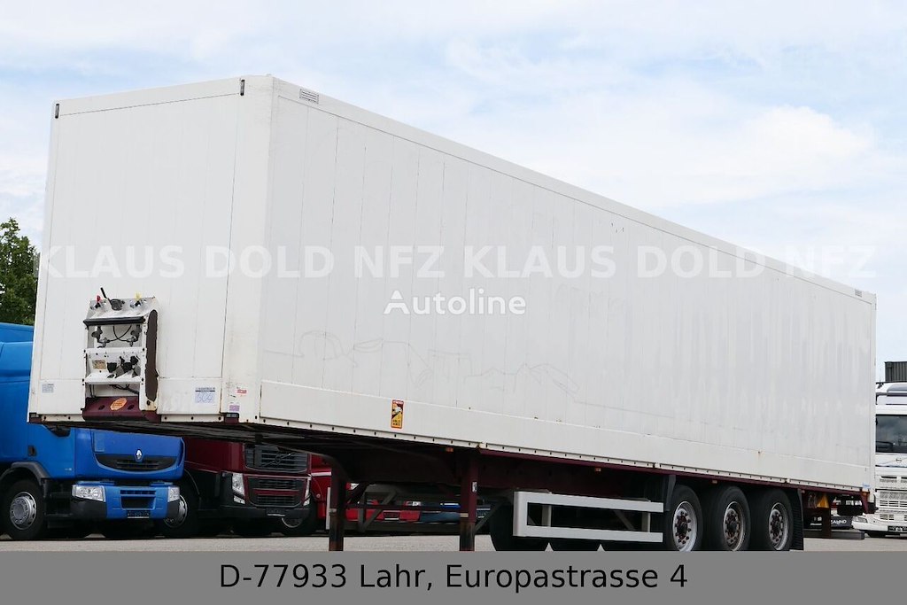 Krone SD27 Kleide Koffer92m³ Scheibenbremsen Liftachse furgon poluprikolica
