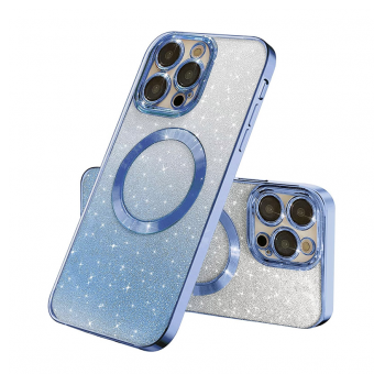 Maska Magsafe Electroplated za iPhone 14 Pro Max plava