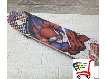 Drveni skejt za decu / skate board - spiderman 60cm - Drveni skejt za decu / skate board - spider...