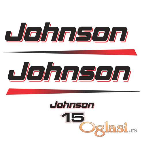 Johnson 15 nalepnice za vanbrodski motor