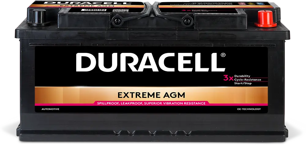 DURACELL Akumulator EXTREME AGM 12v, 105Ah, D+, 950A, 394*190*175