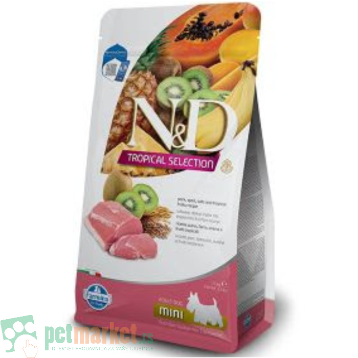 N&D Tropical: Hrana za odrasle pse malih rasa Mini Adult Svinjetina