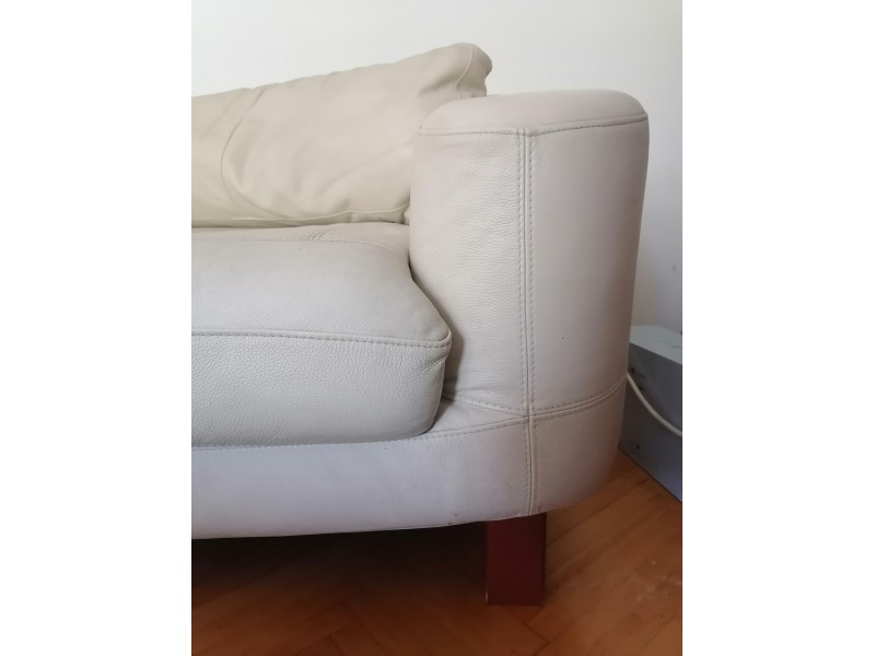 Simpo kožni trosed- sofa i fotelja