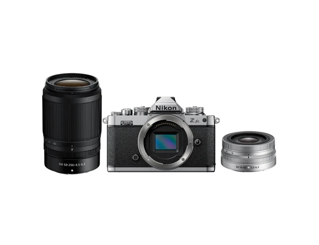 Nikon Z fc crno srebrni MILC fotoaparat+objektiv 16-50mm f/3.5-6.3 VR+objektiv 50-250mm f/4.5-6.3 VR DX