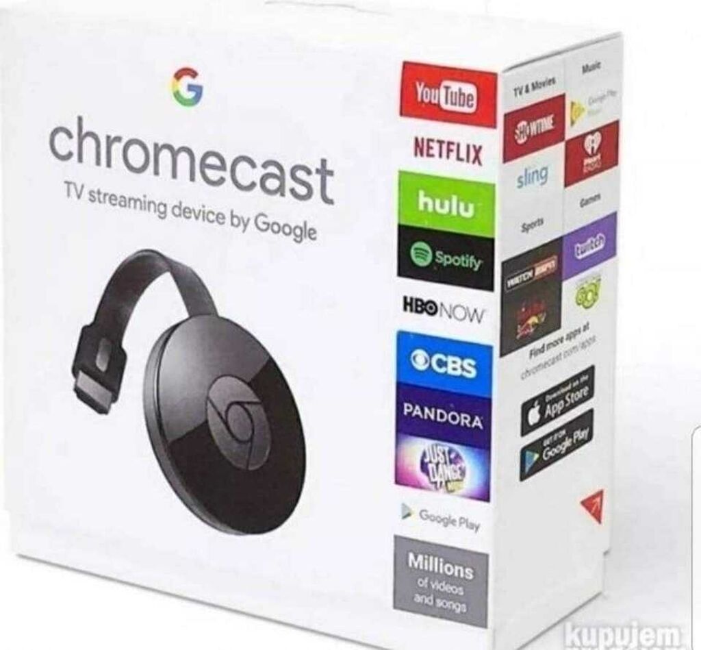Chromecast za povezivanje telefona sa tv-om 2500din Chromecast